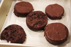 Dark Chocolate Magic Shell Ice Cream Bar - Dinner, then Dessert