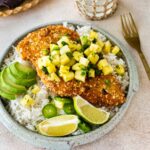 Macadamia Crusted Chicken with Pineapple-Jalapeno Salsa Recipe - Dinner ...