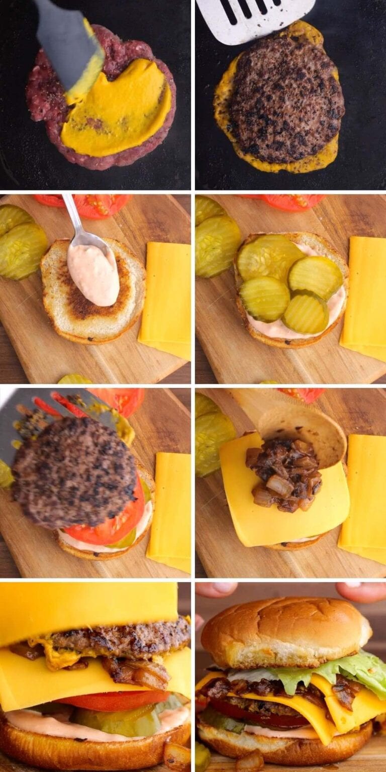 In-N-Out Double Double - Animal Style Recipe [VIDEO] - Dinner, then Dessert