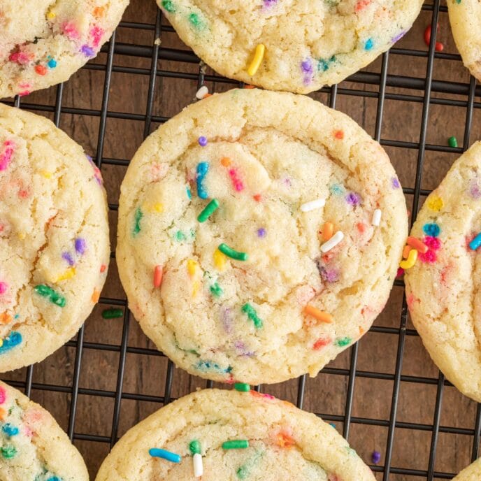 Sprinkles Birthday Cake Cookies Recipe - Dinner, then Dessert