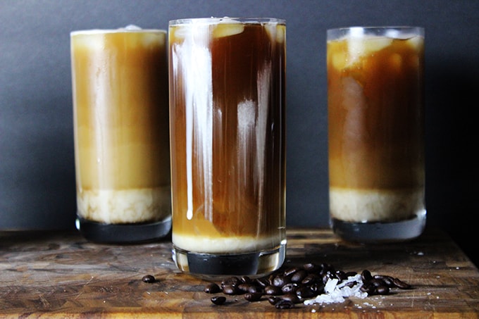 Iced Sea Salt Coffee (Cold Brewed) Recipe - Dinner, then Dessert