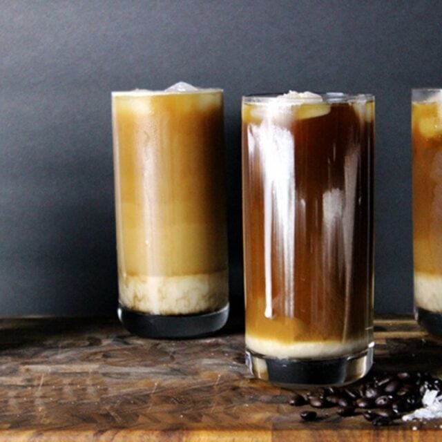 Iced Sea Salt Coffee (Cold Brewed) Recipe - Dinner, then Dessert