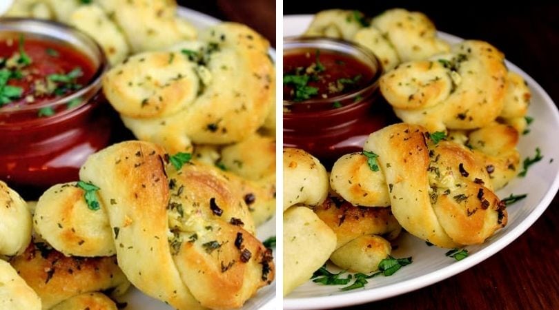 Garlic Knots and Sauce Recipe | Dinner, then Dessert
