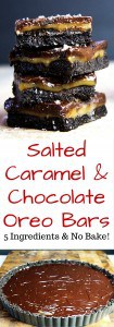 Delicious Salted Caramel Chocolate Oreo Bars Recipe - Dinner, then Dessert