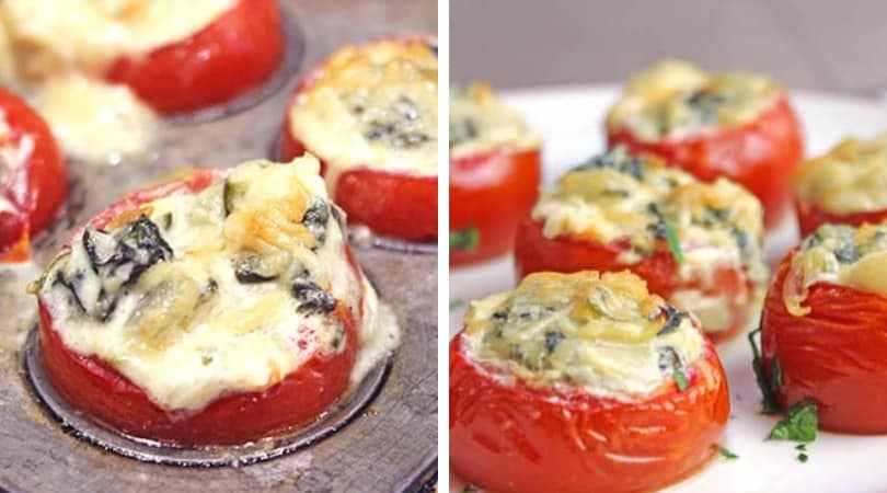 Tomatoes Rockefeller - Dinner, then Dessert