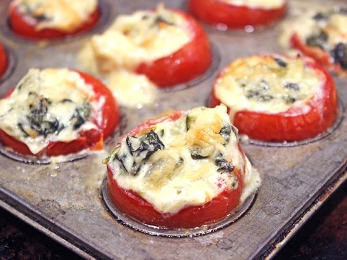 Tomatoes Rockefeller - Dinner, then Dessert