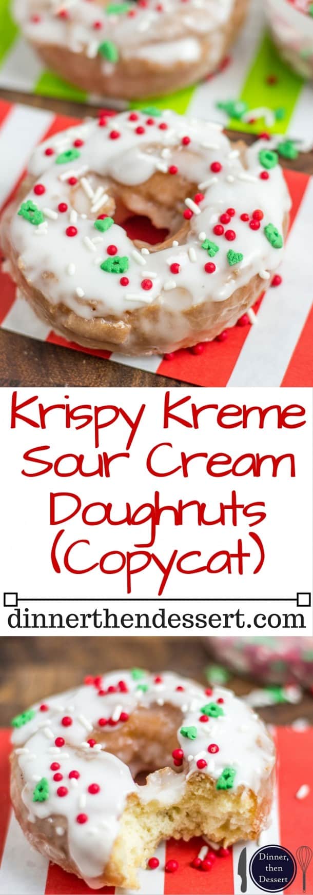 Krispy Kreme Sour Cream Doughnuts (Copycat) - Dinner, then Dessert