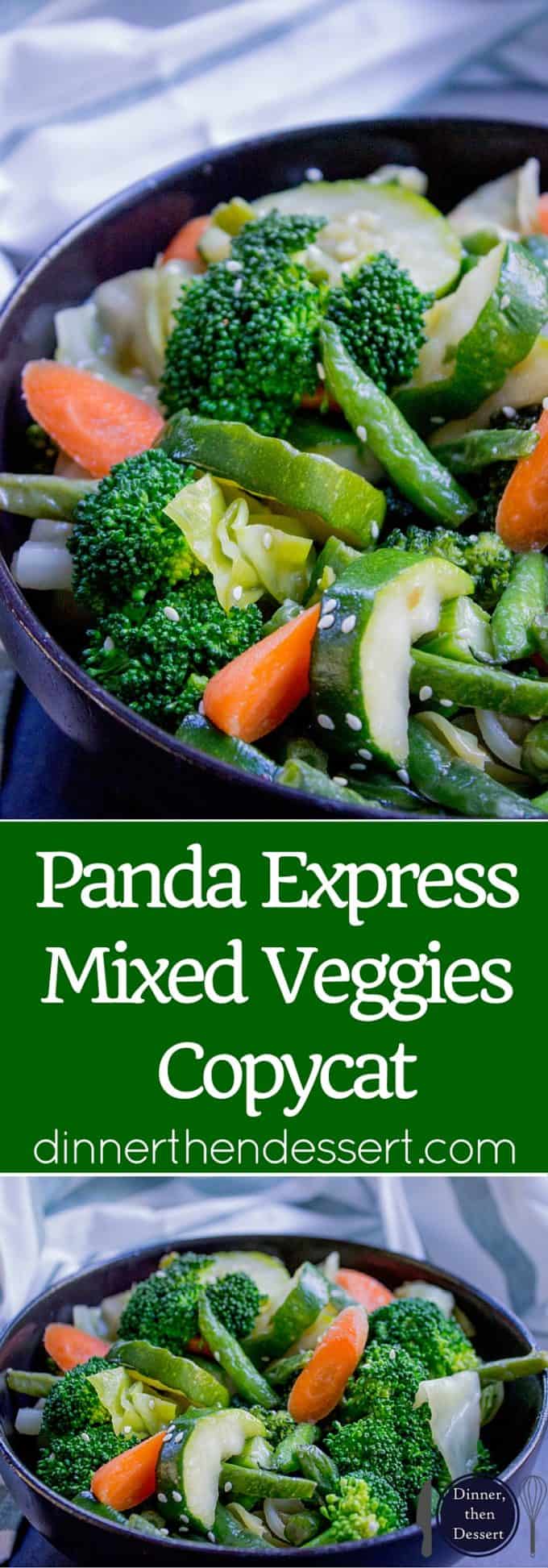 Panda Express Mixed Veggies (Copycat) - Dinner, then Dessert
