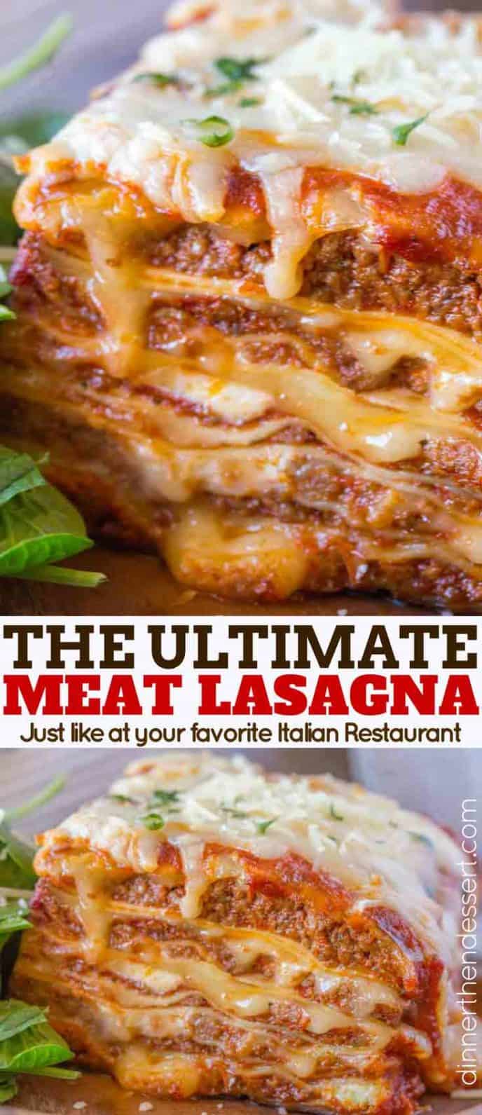 Ultimate Meat Lasagna Recipe [VIDEO] - Dinner, then Dessert