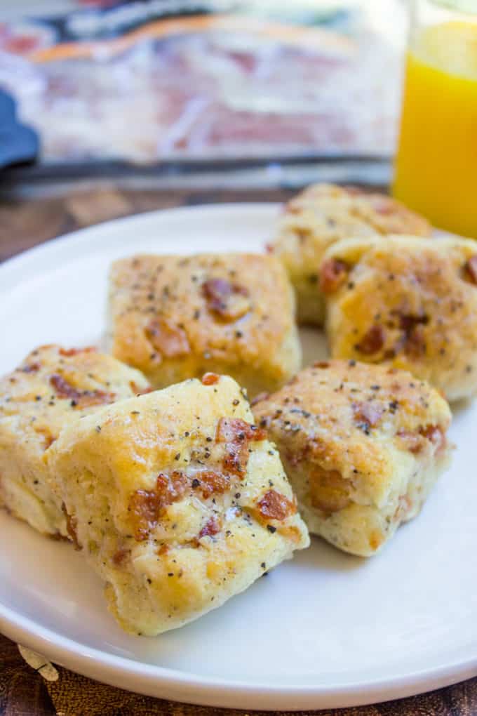 Black Pepper Bacon Biscuits - Dinner, then Dessert