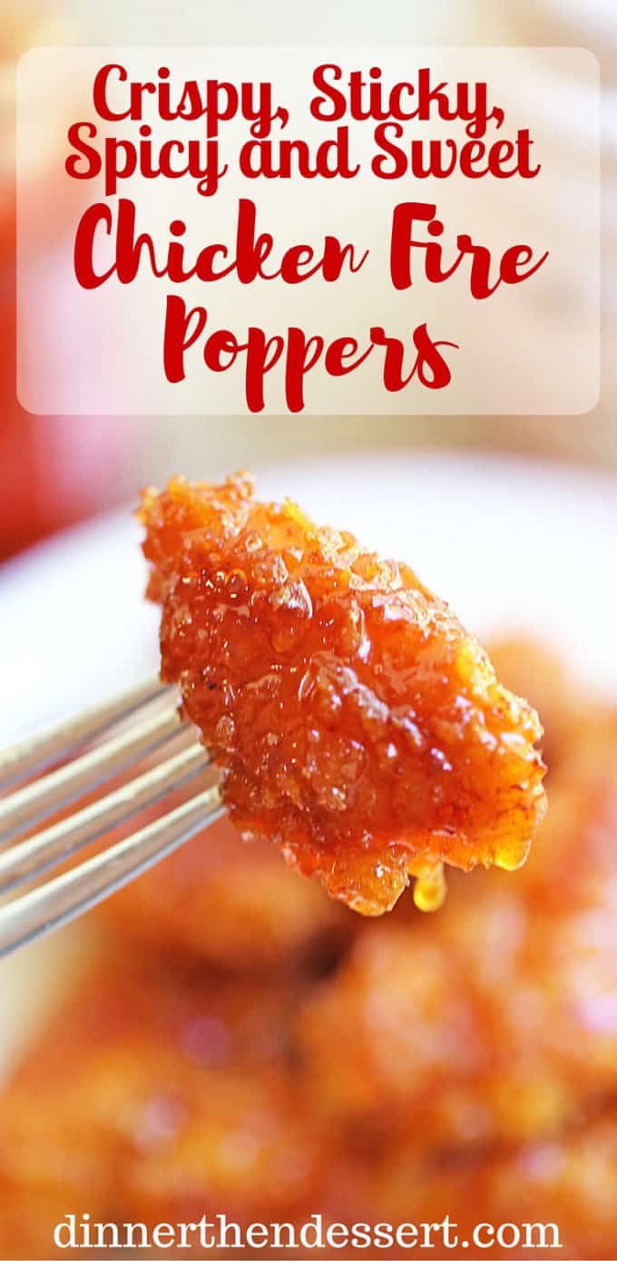 Chicken Fire Poppers - Dinner, then Dessert
