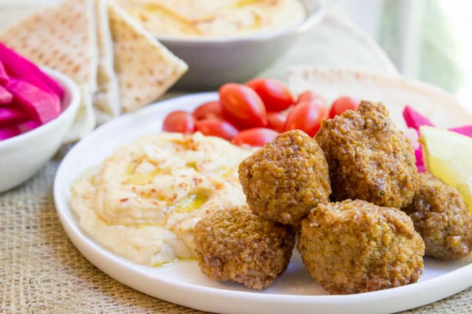 Classic Falafel (No Canned Beans) - Dinner, then Dessert