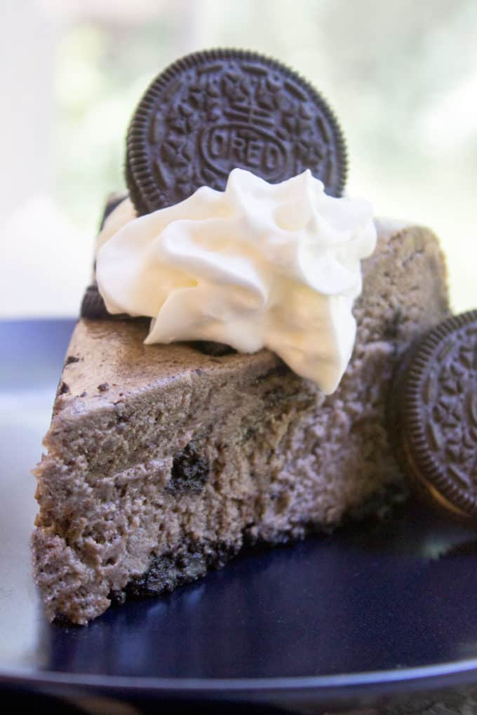 Oreo Cheesecake - Dinner, then Dessert