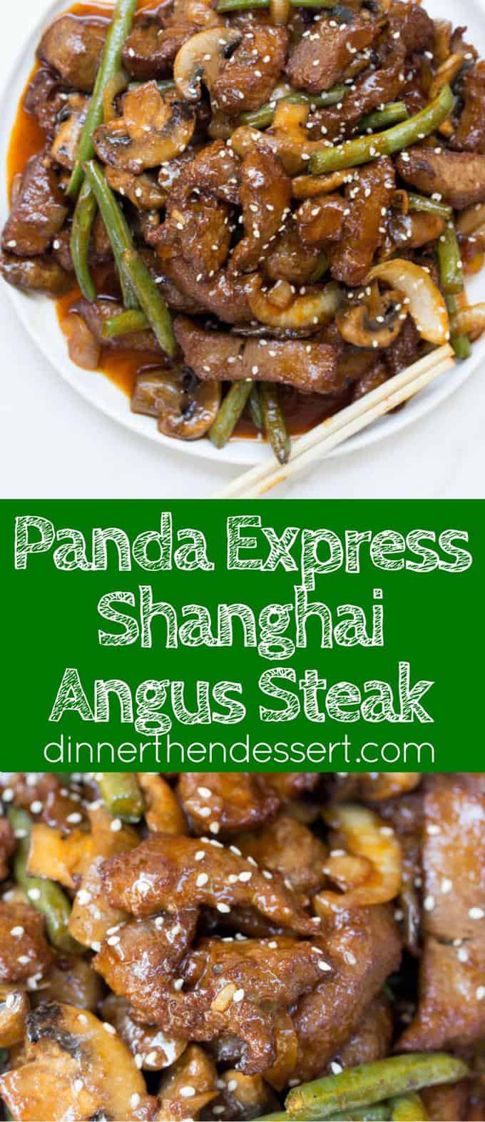 Panda Express Shanghai Angus Steak (Copycat) - Dinner, then Dessert