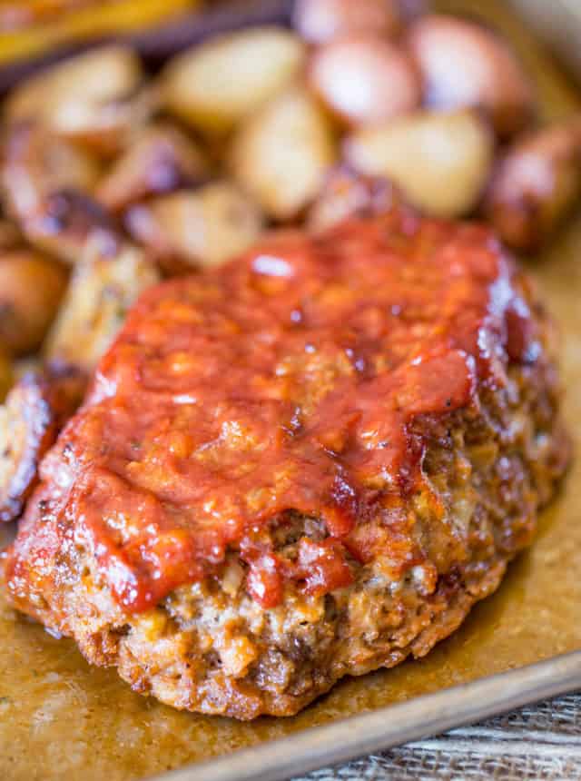 Bacon Cheeseburger Meatloaf - Dinner, then Dessert