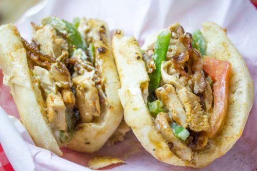 Chicken Madness Philly Sub Sandwich - Dinner, then Dessert