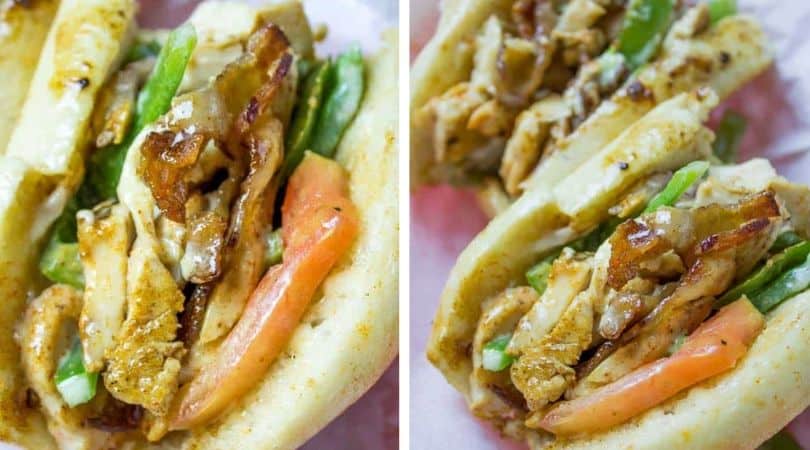 Chicken Madness Philly Sub Sandwich - Dinner, then Dessert