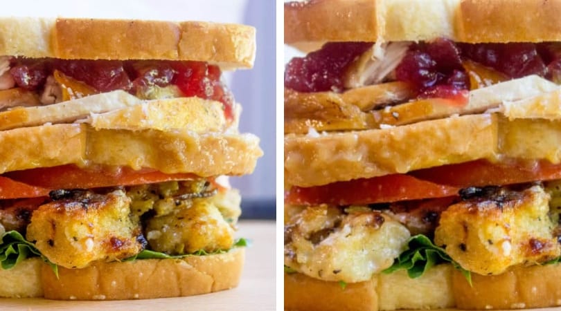 Turkey Moist Maker Sandwich - Dinner, then Dessert