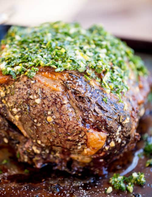 Perfect Prime Rib {Delicious Herb Crust} - Dinner then Dessert