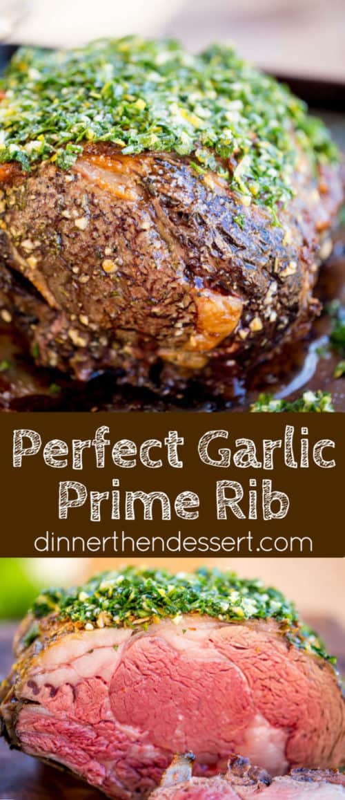 Perfect Prime Rib {Delicious Herb Crust} - Dinner then Dessert