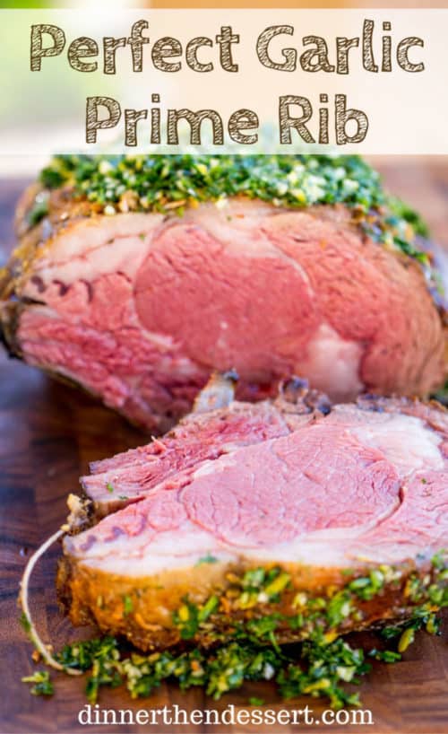 Perfect Prime Rib Delicious Herb Crust Dinner Then Dessert
