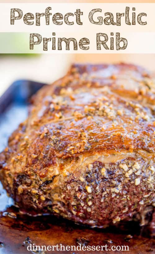 Perfect Prime Rib {Delicious Herb Crust} - Dinner then Dessert