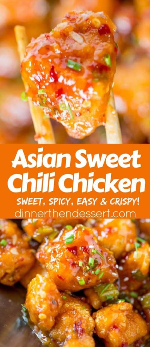 Easy Asian Sweet Chili Chicken Recipe - Dinner, then Dessert
