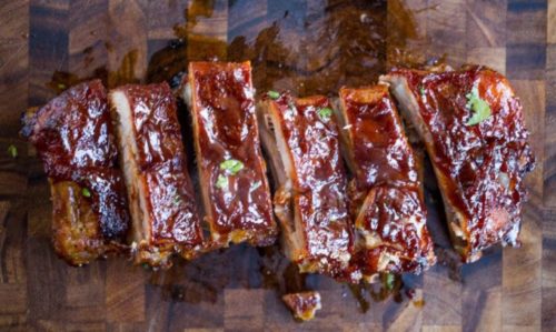 Slow Cooker Barbecue Ribs (Crockpot Ribs) - Dinner, then Dessert
