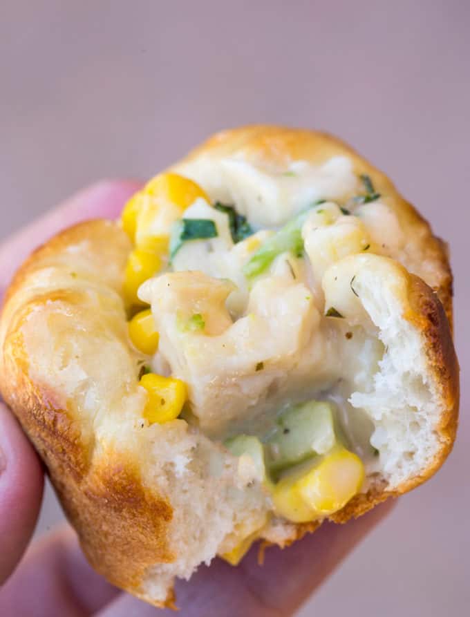Cheesy Ranch Chicken Puffs Recipe - Dinner, then Dessert