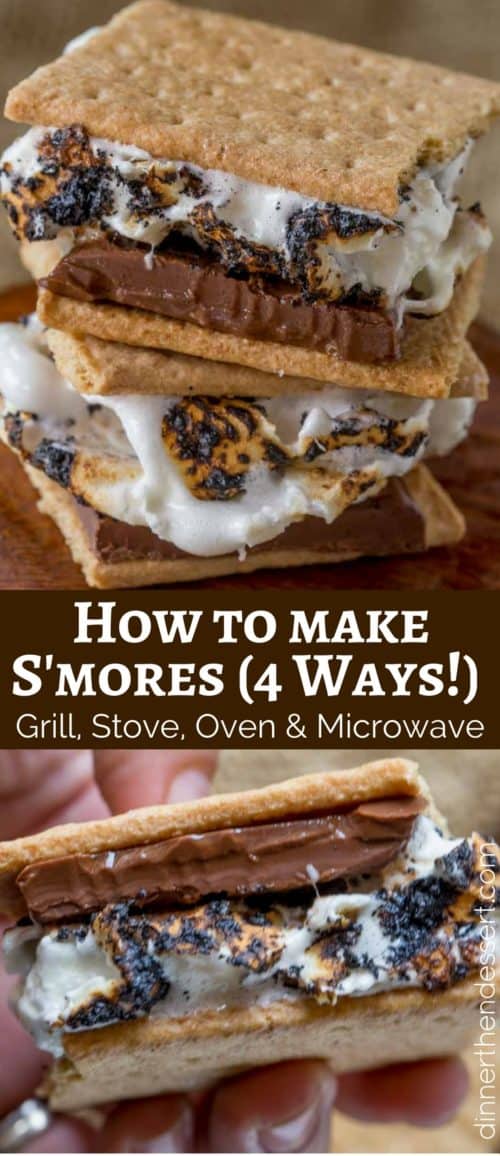 How to make S'Mores (4 Ways!) - Dinner, then Dessert