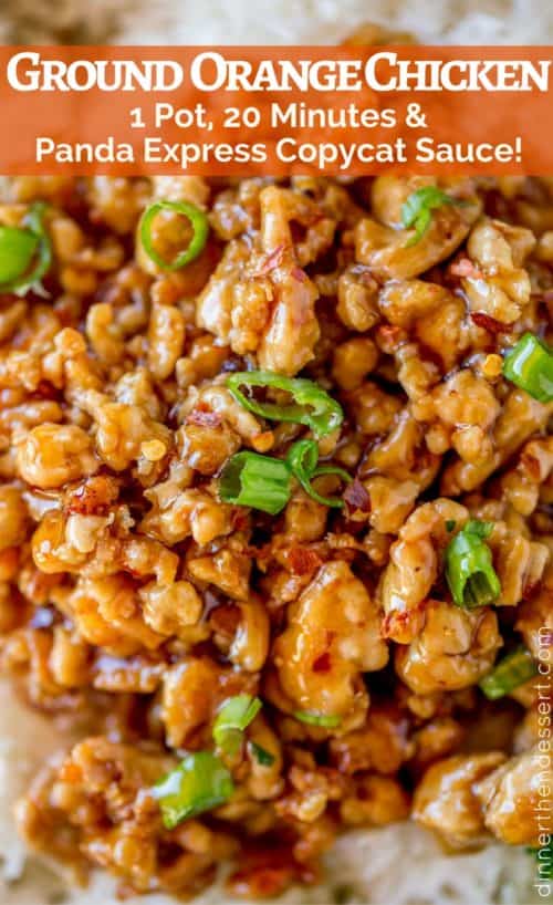 Ground Orange Chicken (1 Pan!) - Dinner, then Dessert