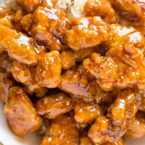 Easy General Tso's Chicken Recipe [+VIDEO] - Dinner Then Dessert
