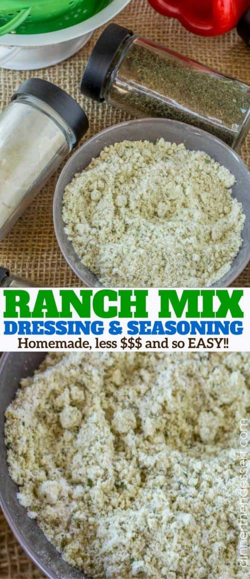 Homemade Ranch Dressing Mix - Dinner, then Dessert