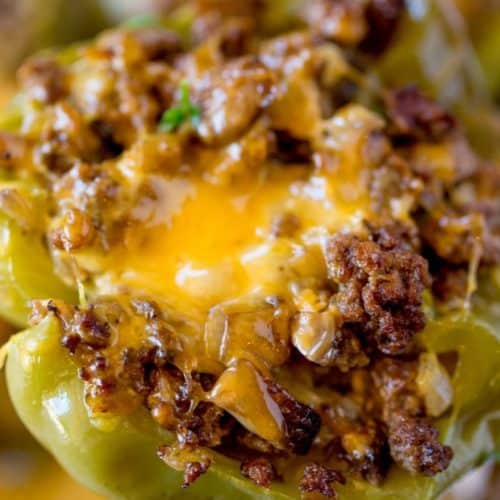 Chicken Parmesan Stuffed Peppers Recipe - Dinner, then Dessert