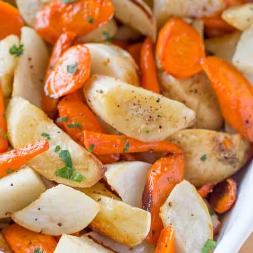 Roasted Winter Vegetables Recipe - Dinner, then Dessert