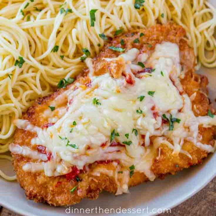 Easy Chicken Parmesan Recipe [VIDEO] - Dinner, then Dessert