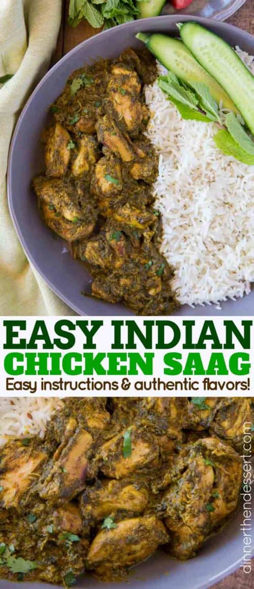 Traditional Chicken Saag Recipe - Dinner, then Dessert