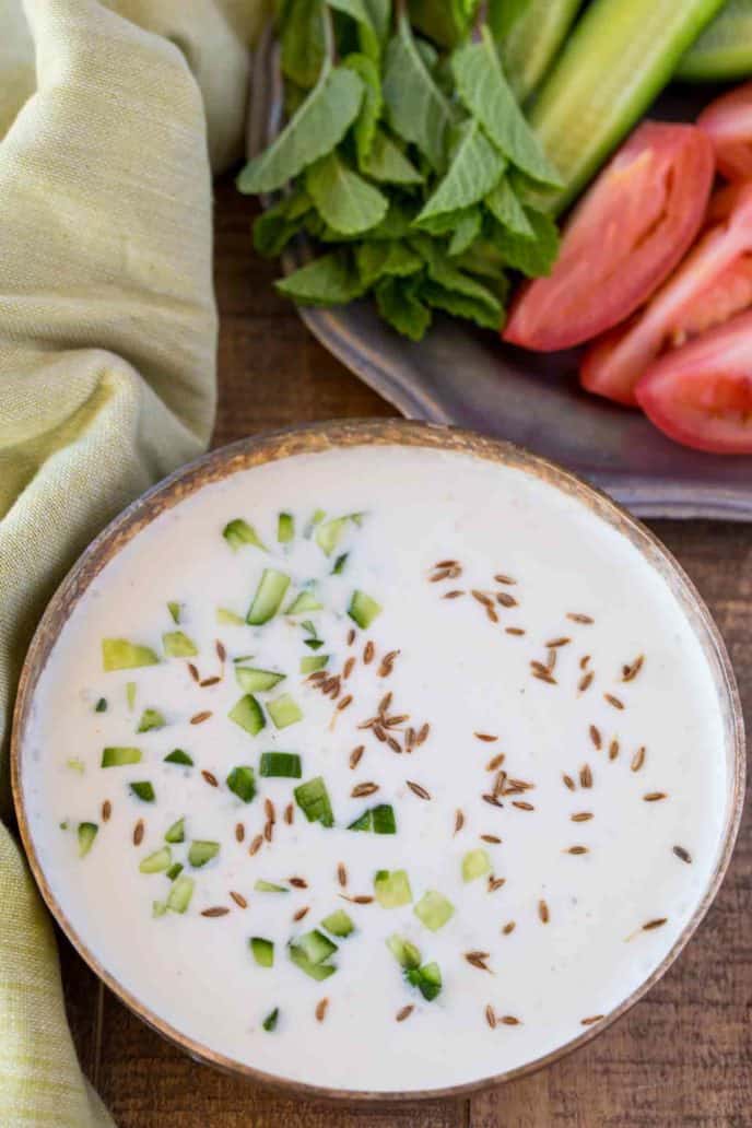 Indian Raita - Dinner, then Dessert
