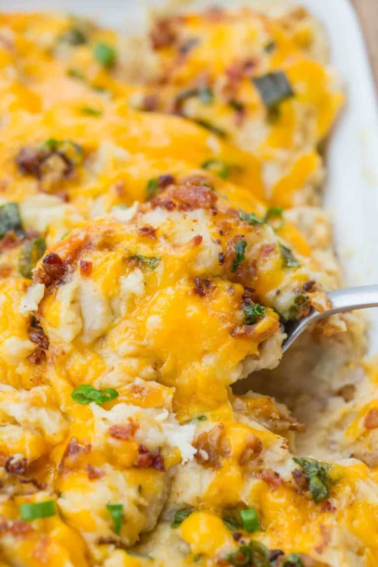 Ultimate Loaded Mashed Potatoes Recipe - Dinner, then Dessert