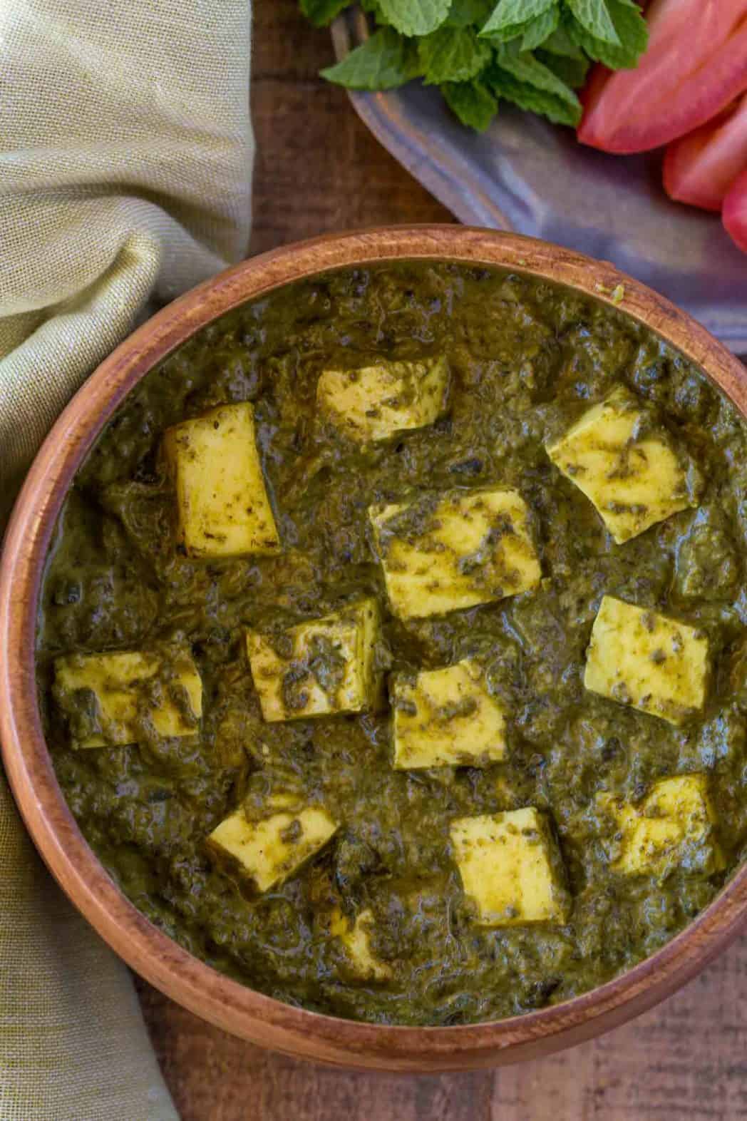 Saag Paneer Dinner Then Dessert Saag Paneer Dinner Then Dessert