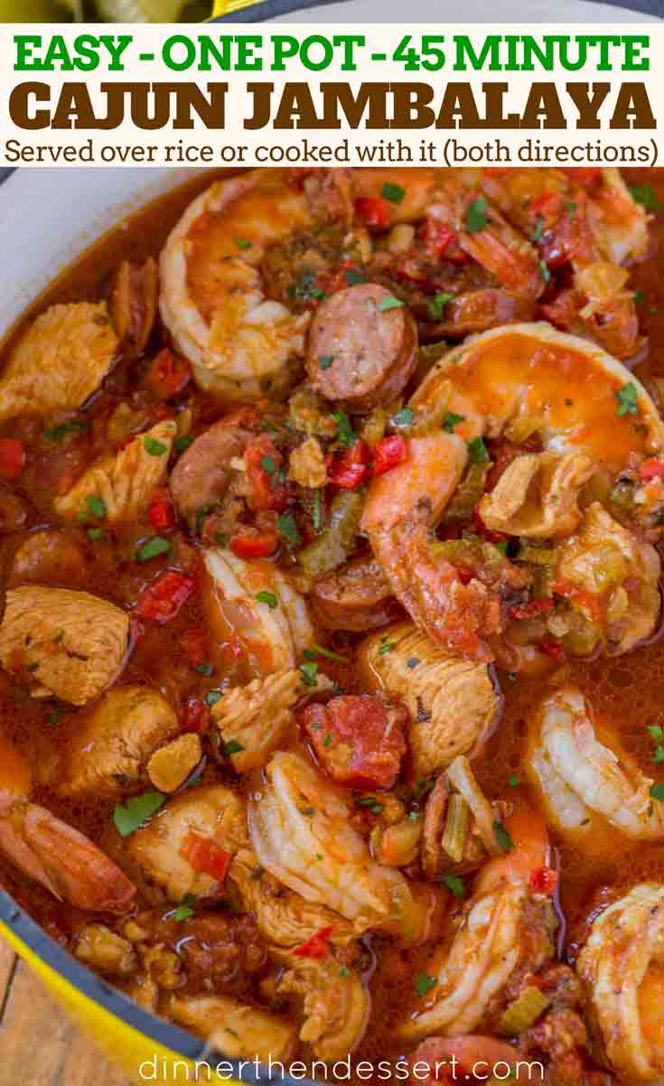 Easy Jambalaya Recipe - Dinner, then Dessert