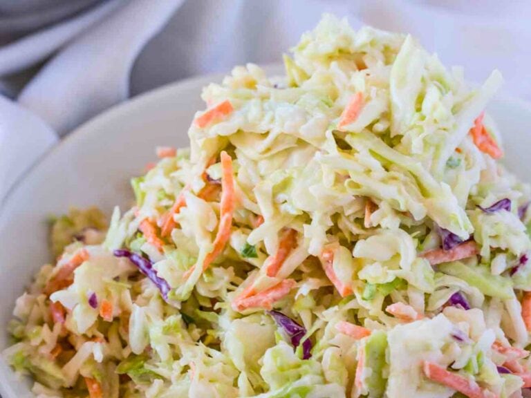 Easy Cole Slaw Recipe (Coleslaw) [VIDEO] - Dinner, then Dessert