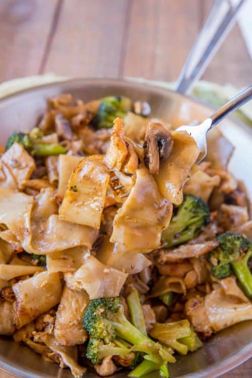 Pad See Ew (Thai Stir Fried Noodles) - Dinner, then Dessert