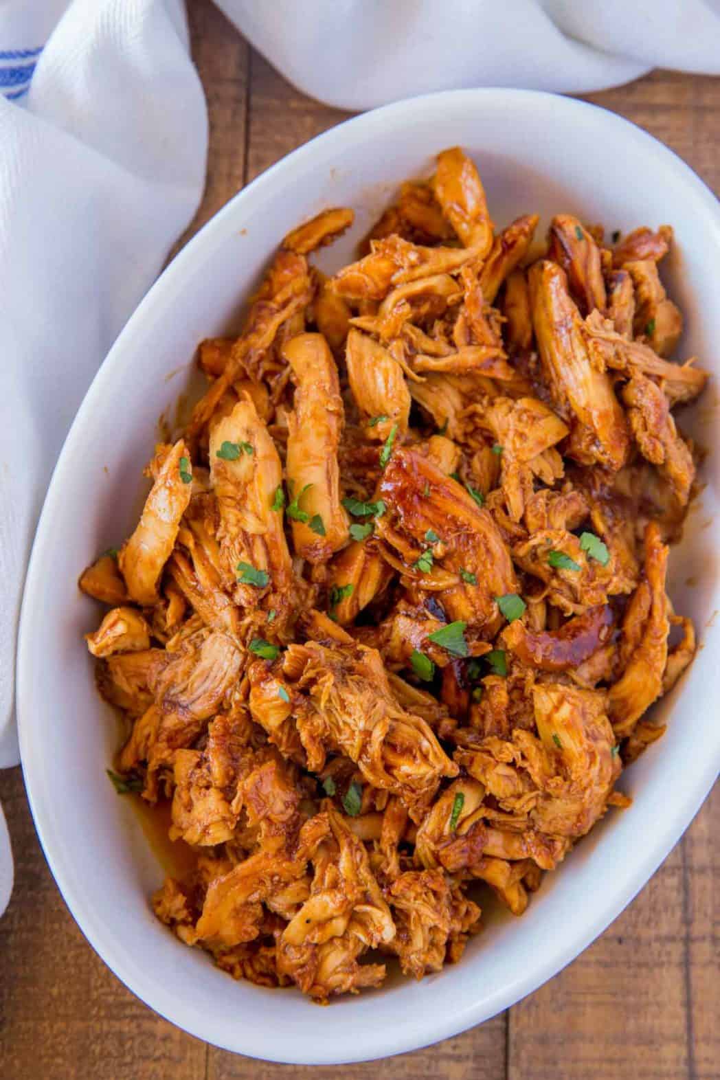 BBQ Pulled Chicken Recipe [VIDEO] - Dinner, then Dessert