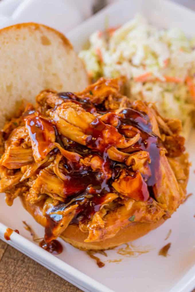BBQ Pulled Chicken Recipe [VIDEO] - Dinner, then Dessert