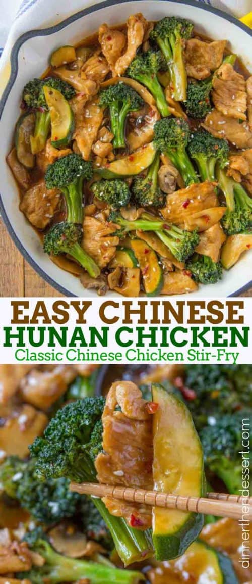 Hunan Chicken - Dinner, then Dessert