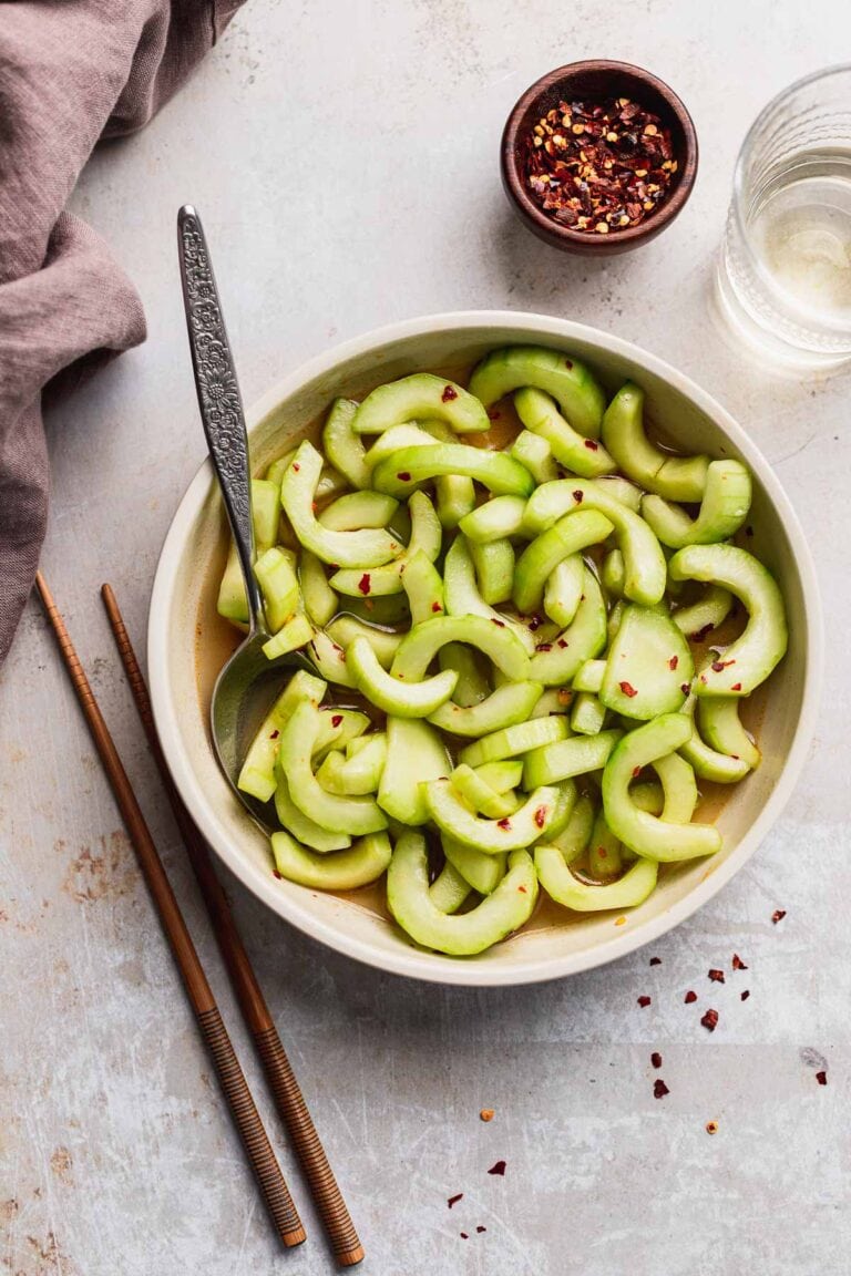 Asian Cucumber Salad Recipe - Dinner, then Dessert