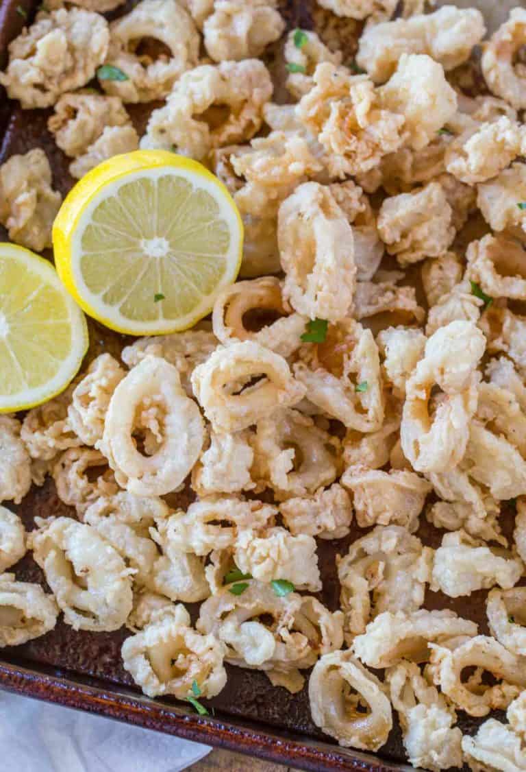 Crispy Fried Calamari Recipe - Dinner, then Dessert