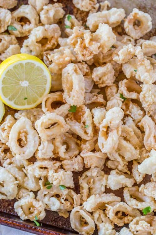 Crispy Fried Calamari Recipe - Dinner, then Dessert