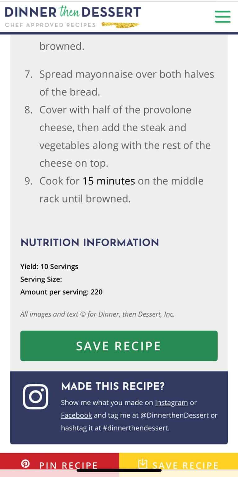 Account Tutorial - Dinner, then Dessert